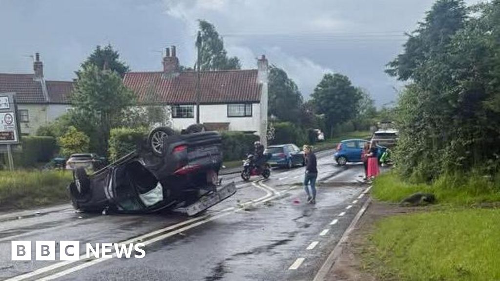 Speed safety calls after Little Ouseburn car crash