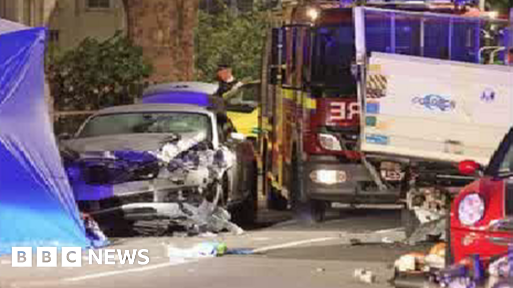Man charged over fatal Bentley crash in west London - BBC News