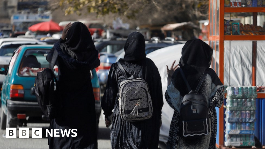 Afghanistan protests: Students march for the education of women