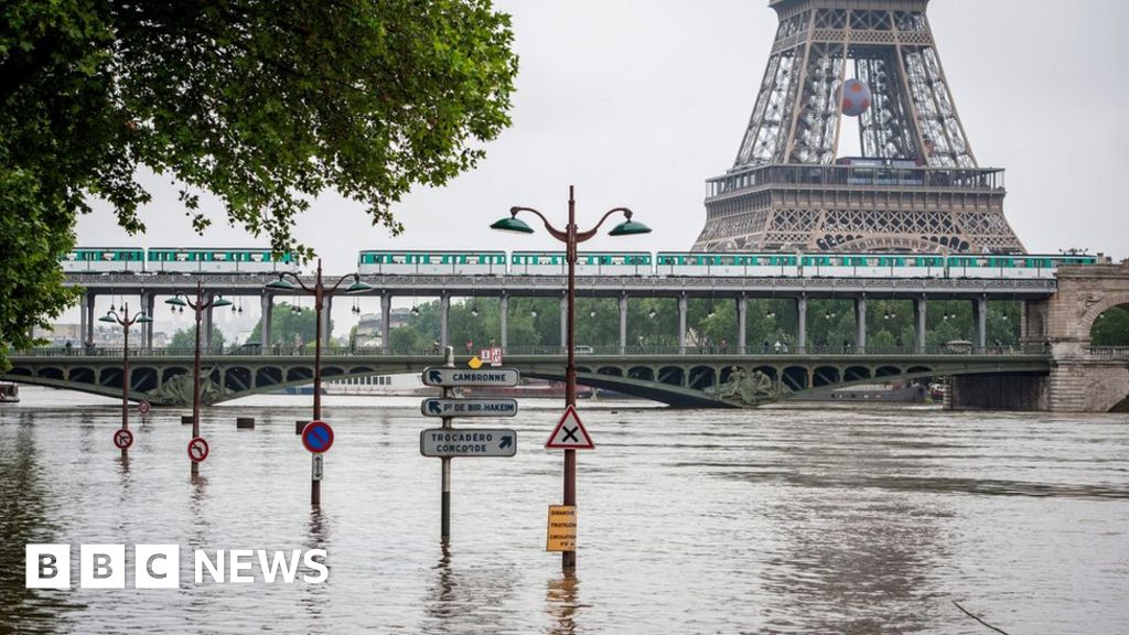 Paris floods: Seine set to peak as more rain forecast - BBC News