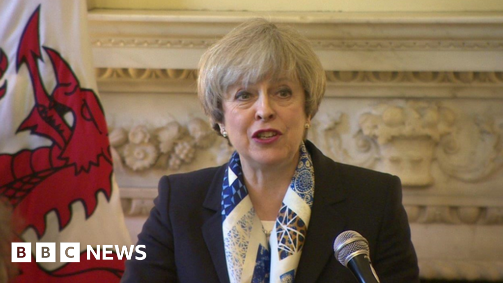 Wales One Of The Best Places In The Uk Theresa May Bbc News