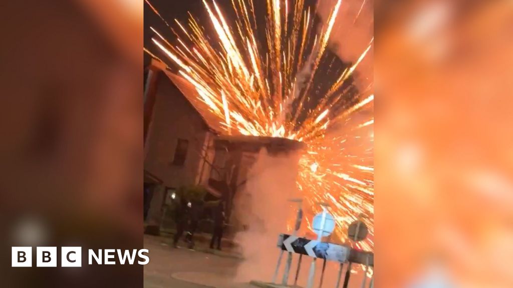 Watch: Fireworks set off on Scottish streets on Bonfire Night