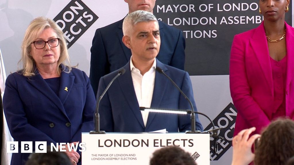 Sadiq Khan calls third term as London mayor 'honour of my life' - BBC News