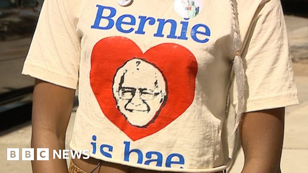 Young, female and backing Bernie Sanders - BBC News