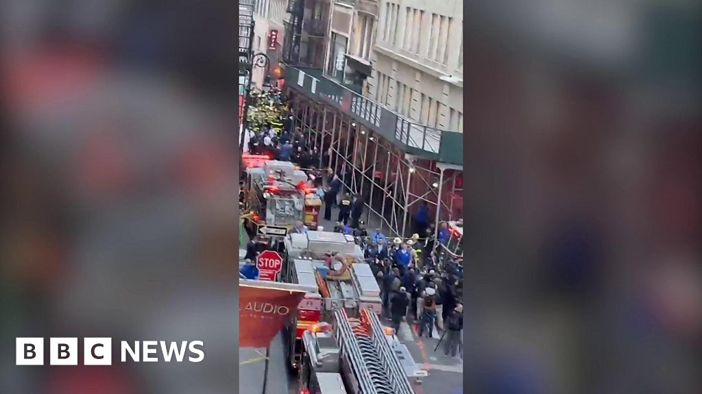 One dies as multi-storey car park collapses in New York City