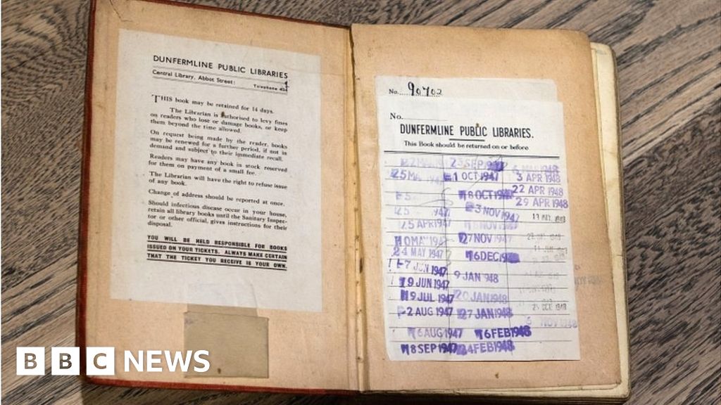 Overdue book returned 73 years late to Fife library - BBC News