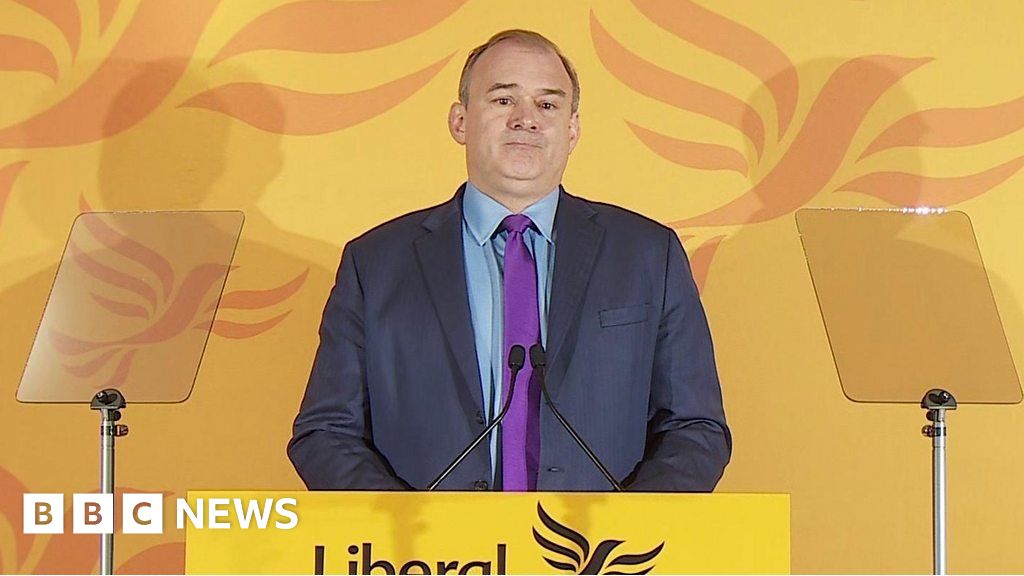 Lib Dem leader Ed Davey: 'It's time for us to start listening' - BBC News