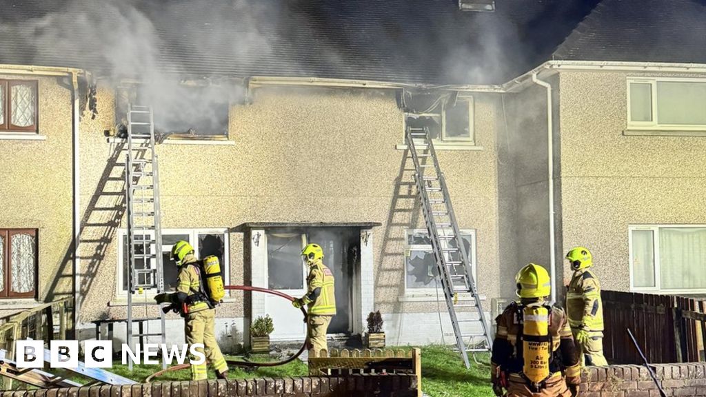 Llanelli house fire: Arrest after teenager injured