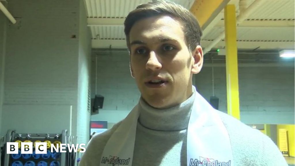 Mr World contestants arrive in Southport - BBC News