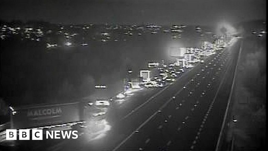 M1 Wakefield: Wrong-way motorway crash seriously injures four