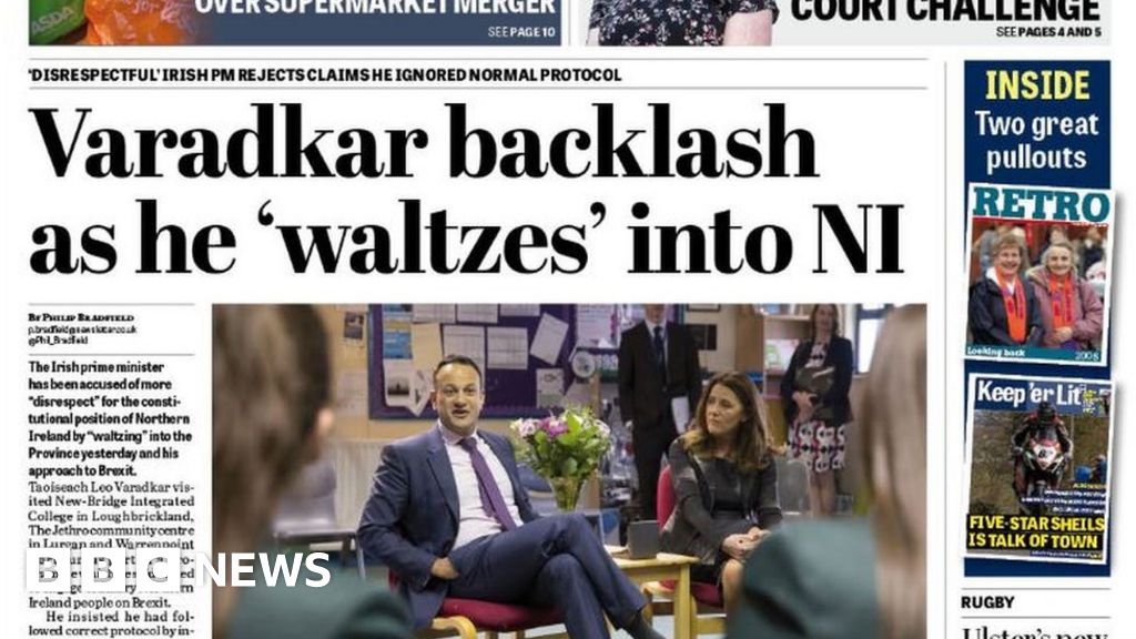 Newspaper headlines: Border hopping and 'poor manners' - BBC News