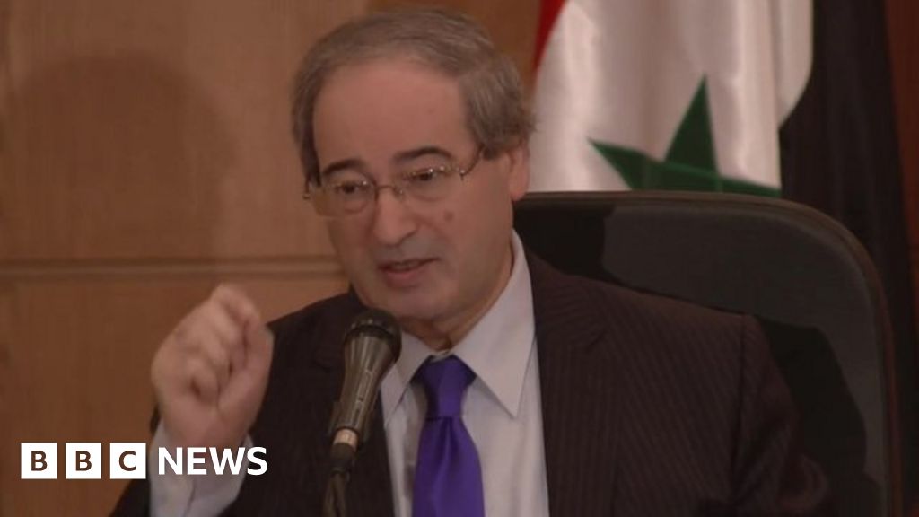 Syria: 'Terrorist aggression to blame' for refugee crisis - BBC News