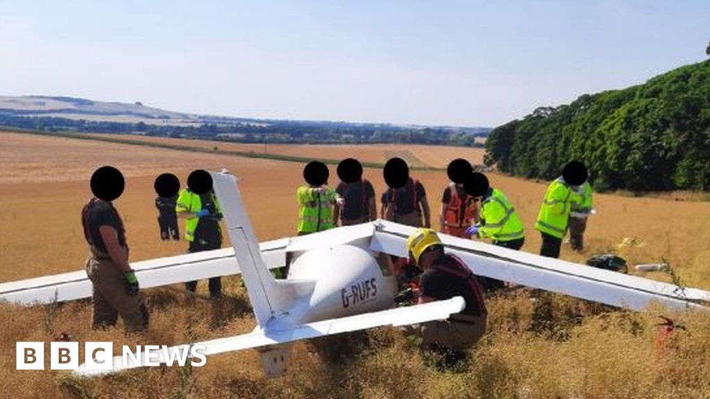 Hot weather caused private plane crash in Wiltshire - BBC News