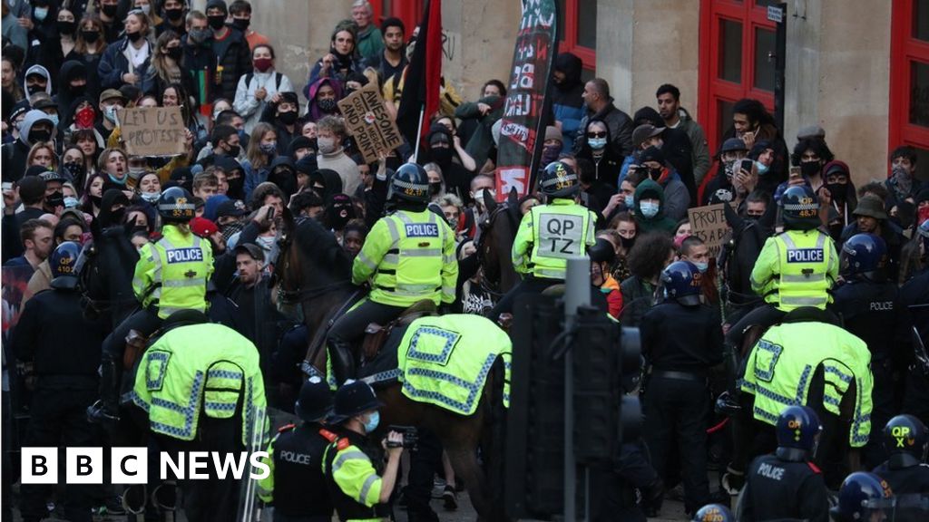 Bristol protest: Mounted officer describes violent scenes