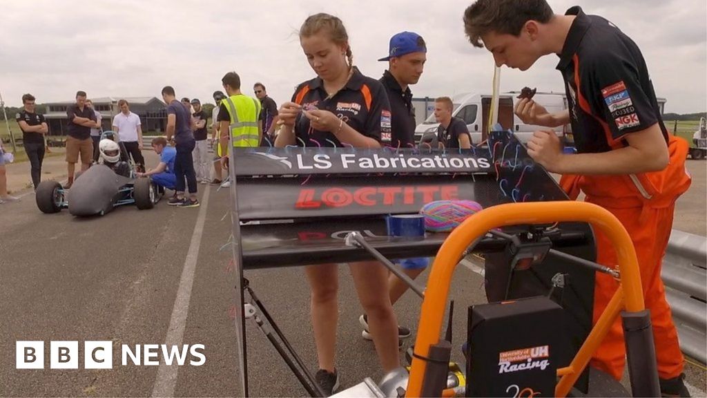 Meet the only female on the University of Hertfordshire's racing team ...
