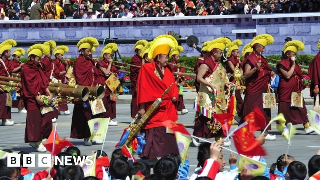 China's lavish parade to mark 50 years in Tibet - BBC News