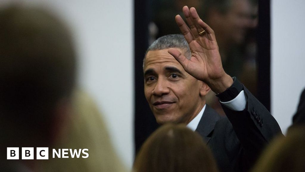 Obama leaving with high approval rating - BBC News
