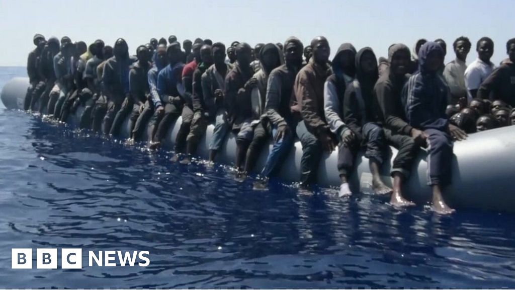 Thousands Of Migrants Rescued From Med In Past Few Days Bbc News