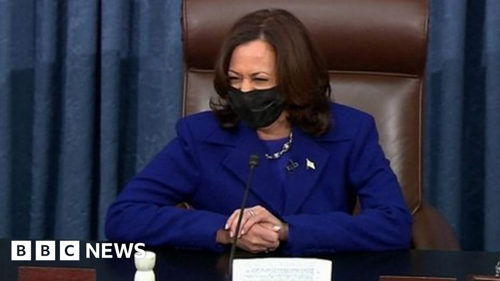 Biden Inauguration: Kamala Harris swears in new Senators