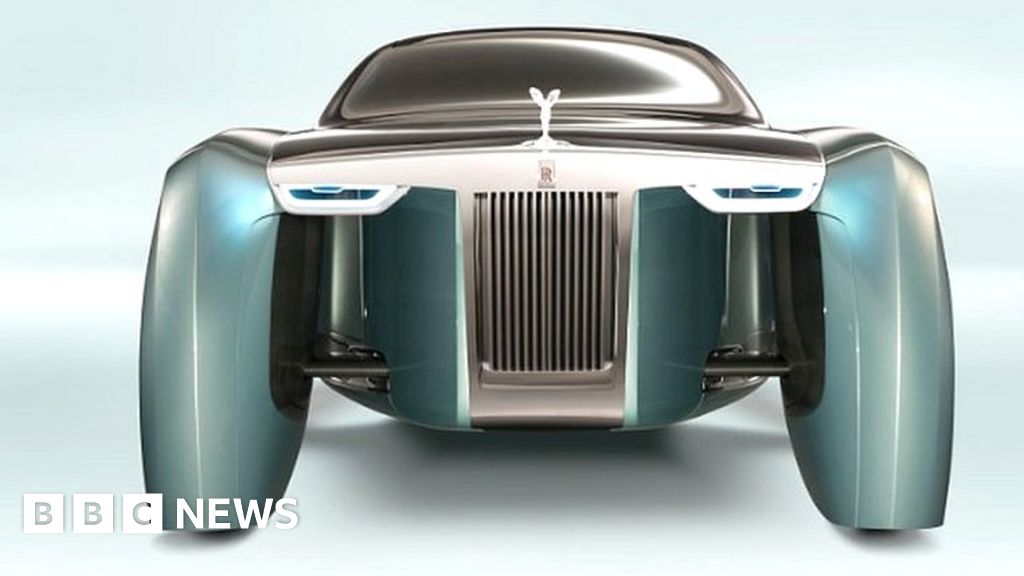 Rolls-Royce shows 'floating' future car - BBC News