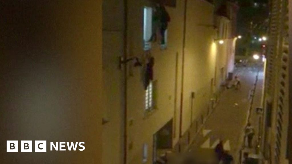 Paris attacks: Concert-goers flee terror attack Bataclan venue - BBC News