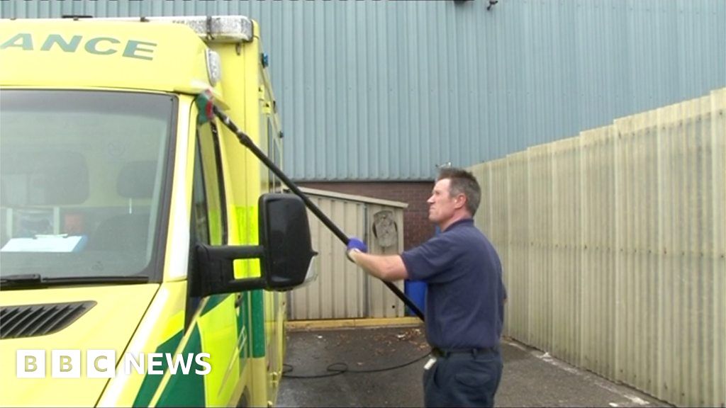 East of England Ambulance Service's maintenance team - BBC News