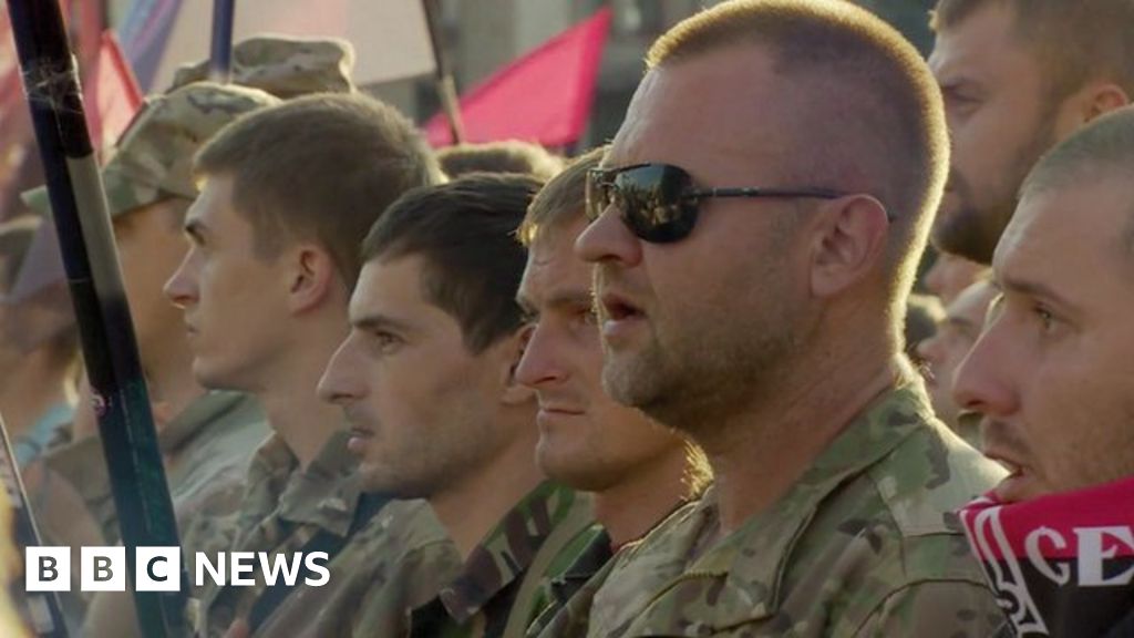The right-wing group threatening to overthrow Ukraine's government ...