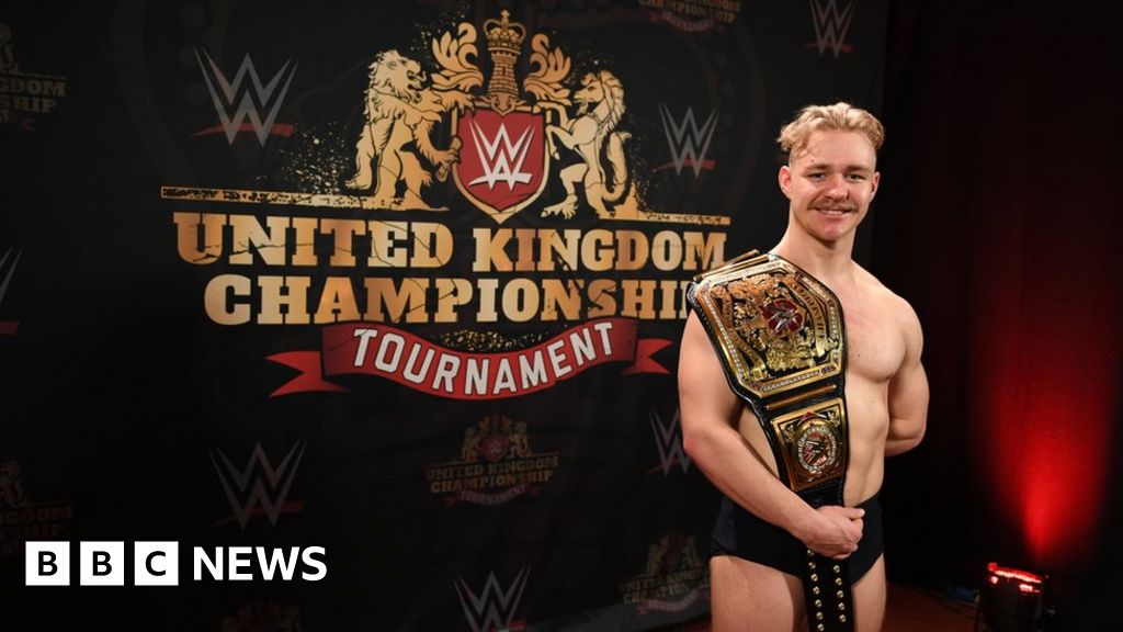 Tyler Bate crowned first UK WWE Champion - BBC News