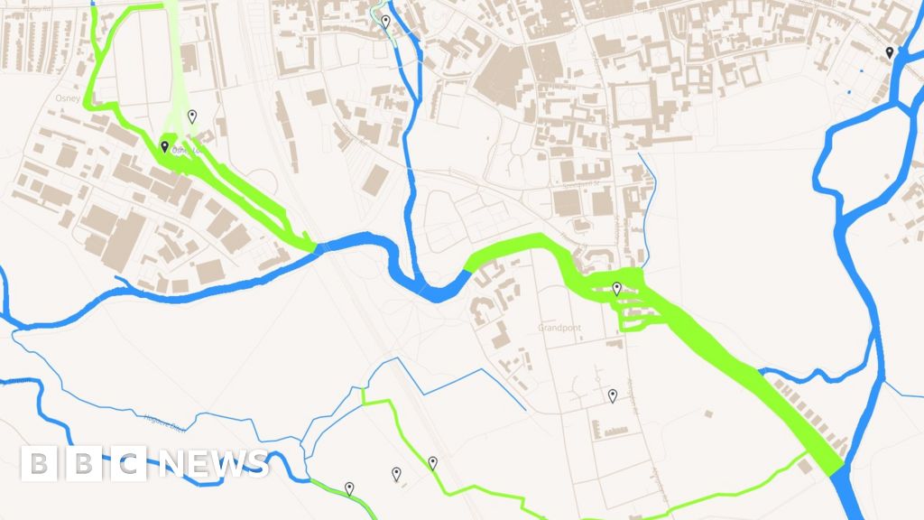 Oxford online flood map launched - BBC News