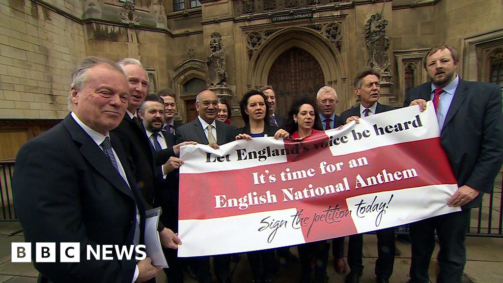 MPs singing praises of English anthem campaign - BBC News