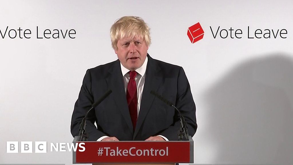 Boris Johnson on EU vote: Speech in full - BBC News