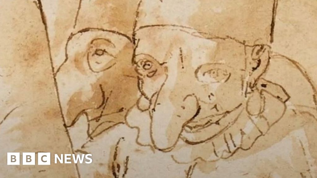 Tiepolo drawing found in Weston Hall attic to be auctioned - BBC News