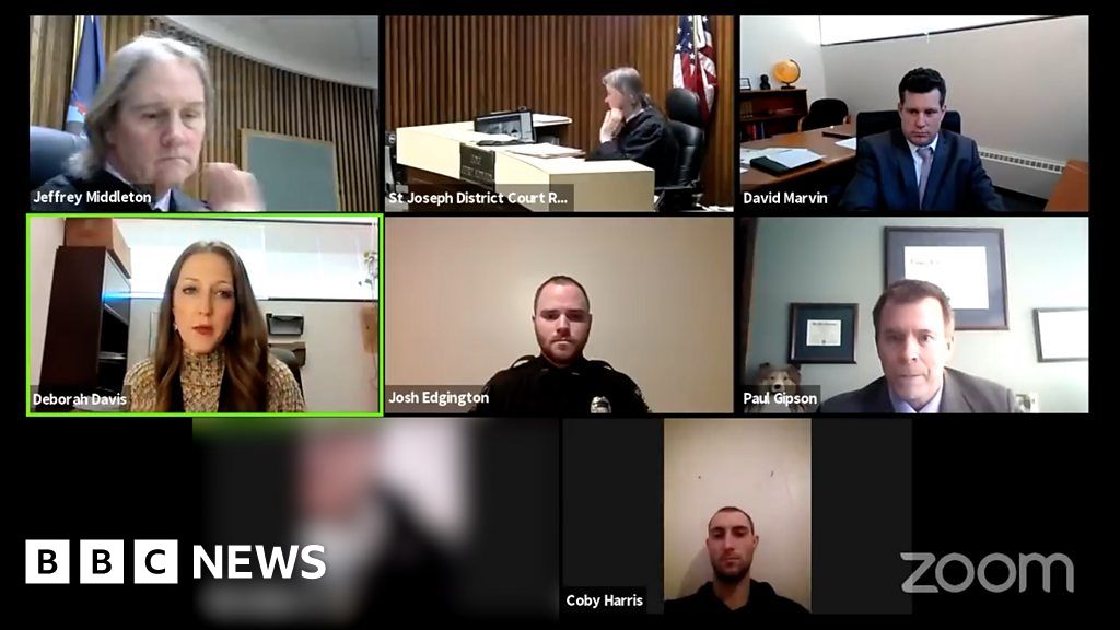 Domestic abuse suspect arrested during Zoom hearing