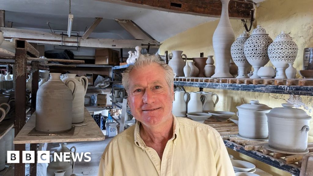 Much Wenlock potter diversifies to combat soaring costs - BBC News