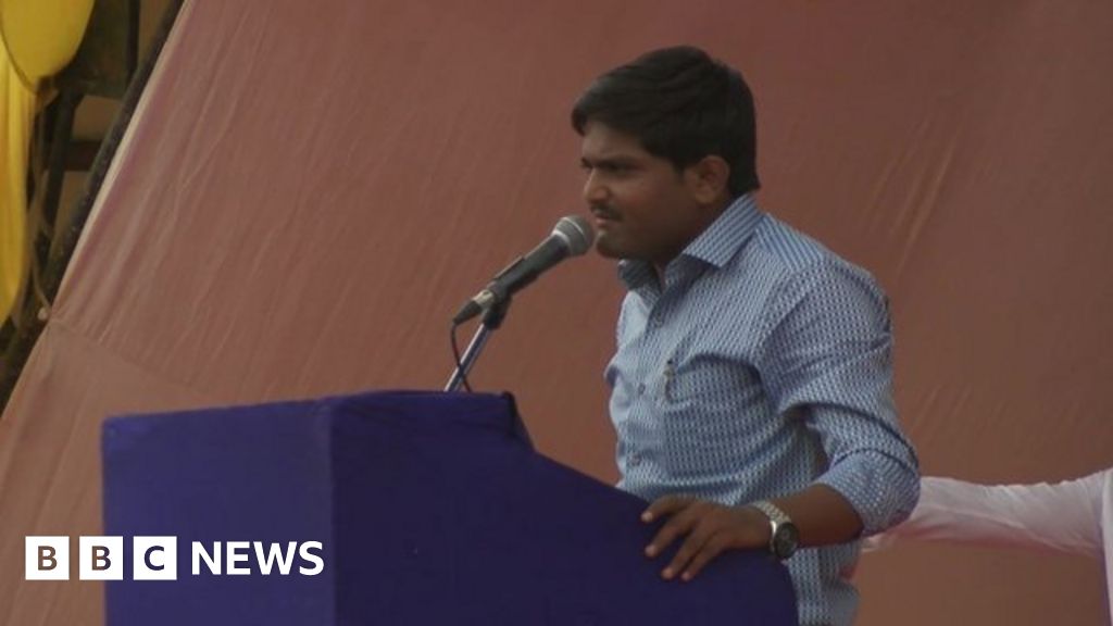 Patel protest leader: We will use violence 'if need be' - BBC News