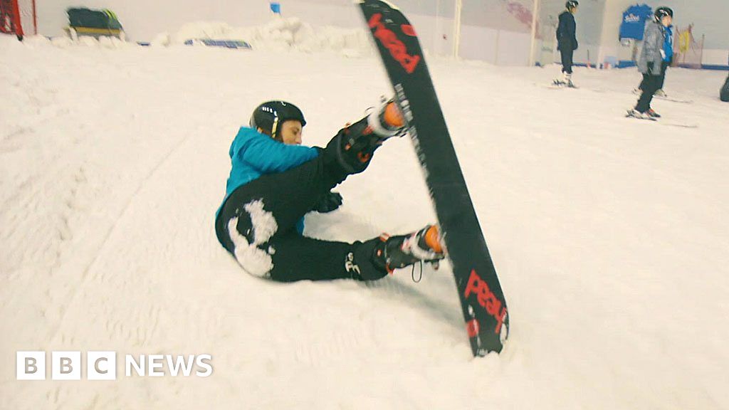 Disability sport: Prosthetic feet help amputees snowboard