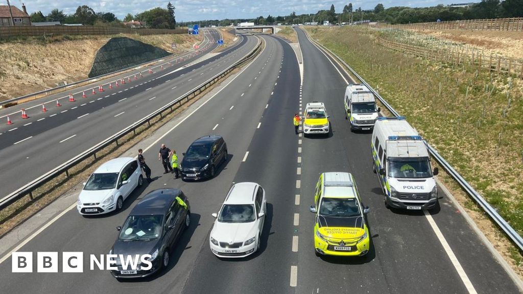 Woman's body found on M20 motorway