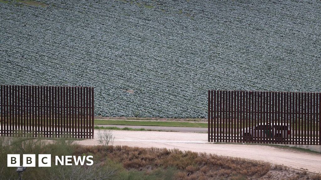 Border town divided on Trump's wall - BBC News