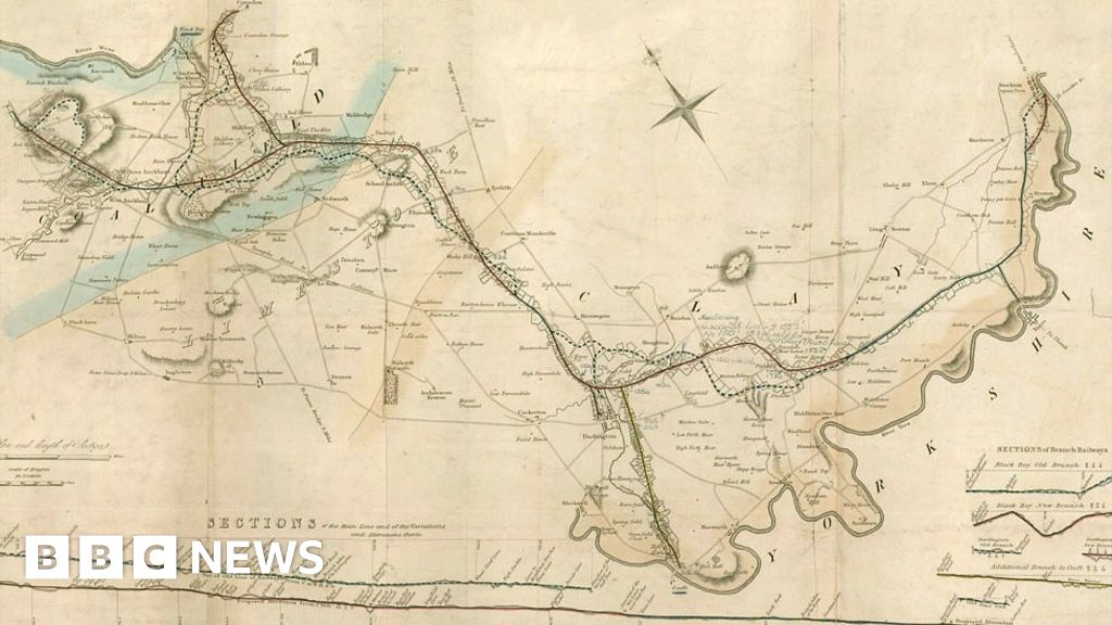 George Stephenson plans for world's first railway found - BBC News