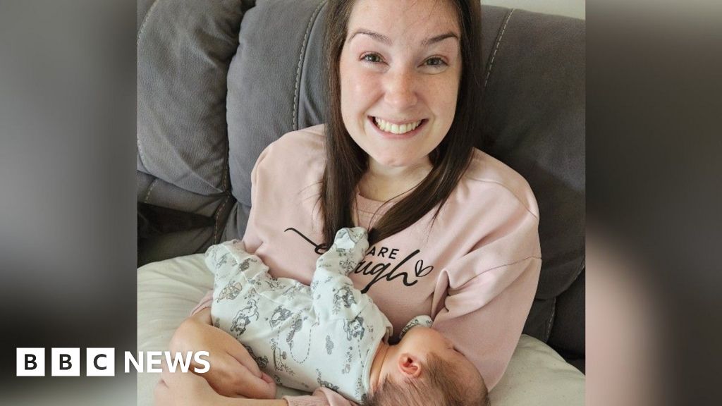 Woman with MND feels like 'luckiest mum' after third baby