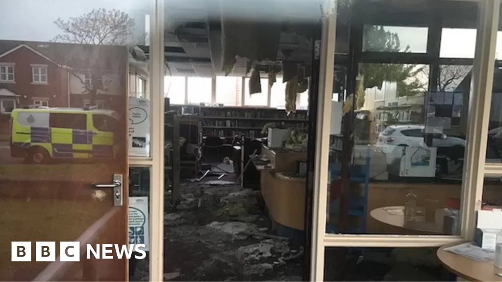 Boys to face no action over Roose Library fire, say police - BBC News