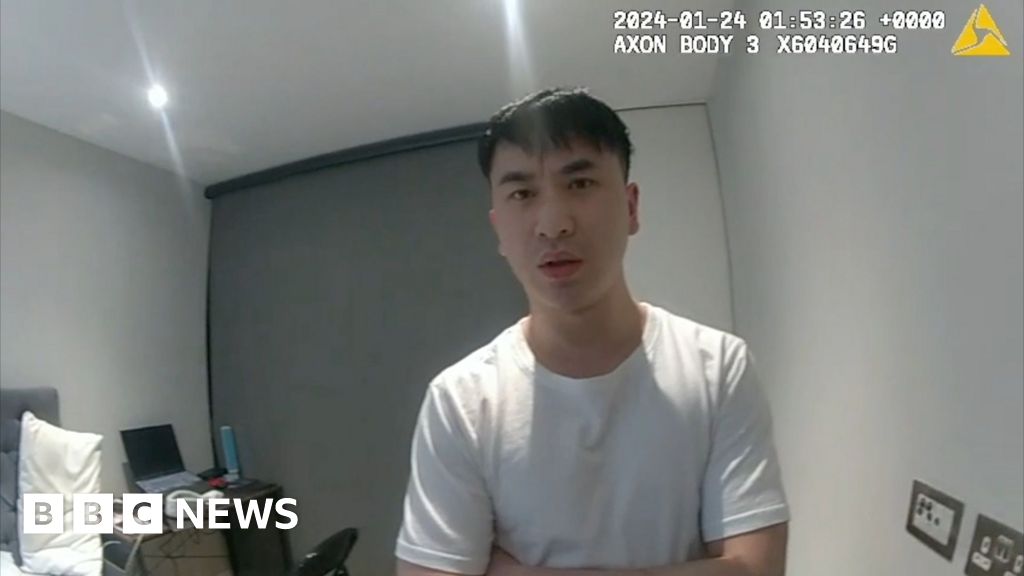 Student rapist Zhenhao Zou’s arrest at his London flat - BBC News