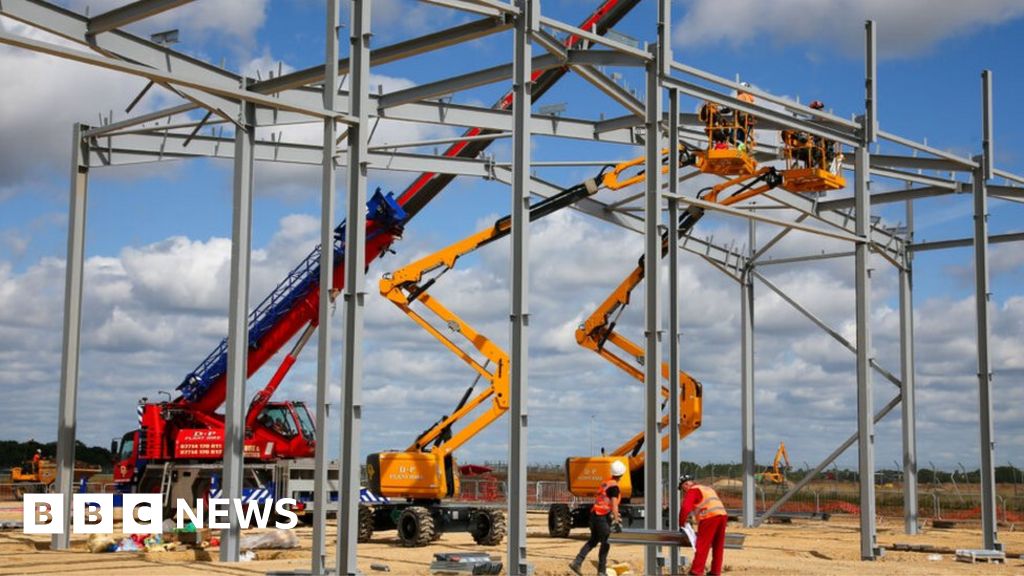 Work starts on Teesside Airport's new industrial estate - BBC News