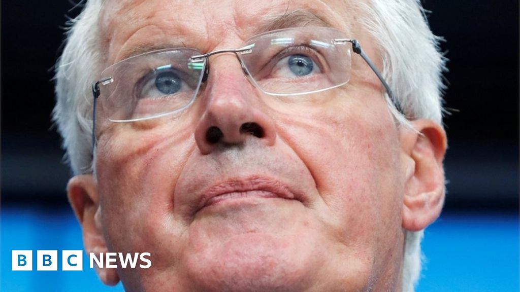 Michel Barnier questions Theresa May's Brexit White Paper - BBC News