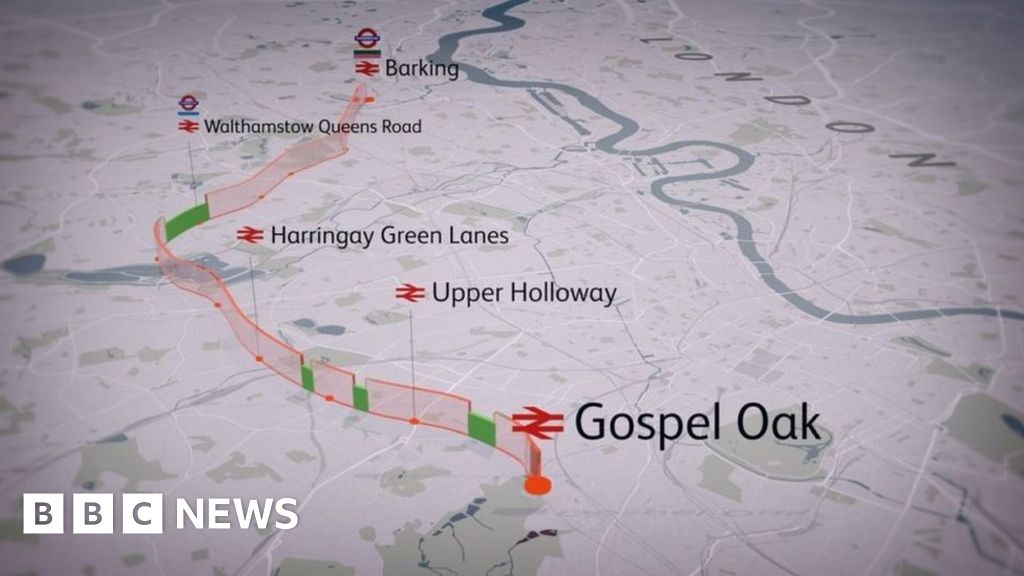 Closures as completion of north-London rail line work delayed - BBC News