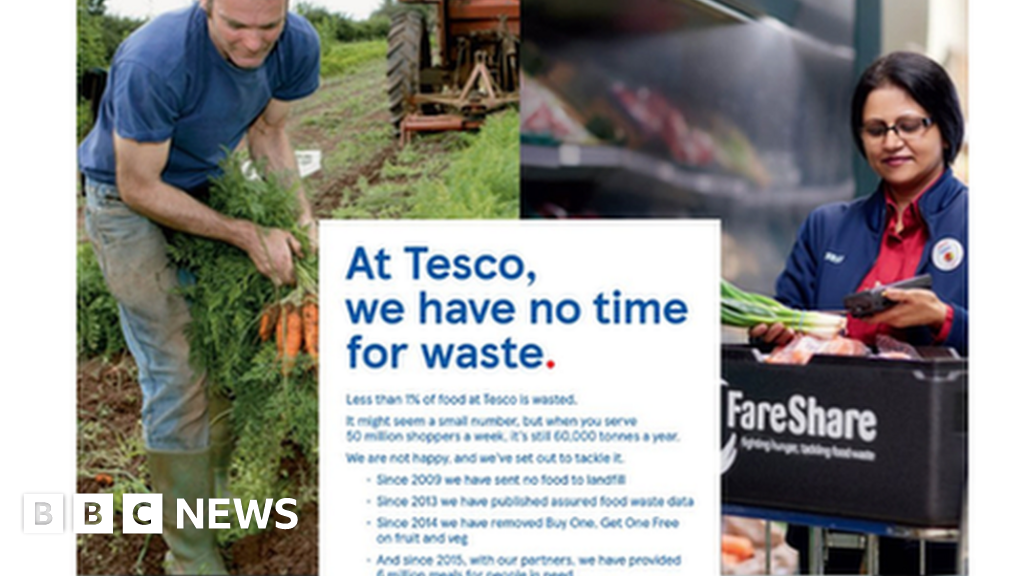 Devon farmer challenges Tesco over promotional picture - BBC News