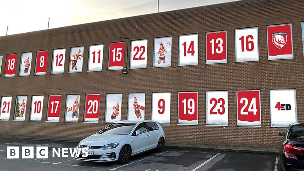 Rugby stars adorn Christmas cards for ex-team mate Ed Slater - BBC News