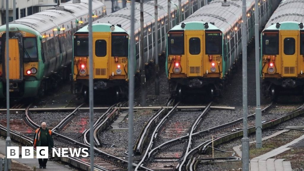 Strikes hitting Northern, Merseyrail and Southern routes - BBC News