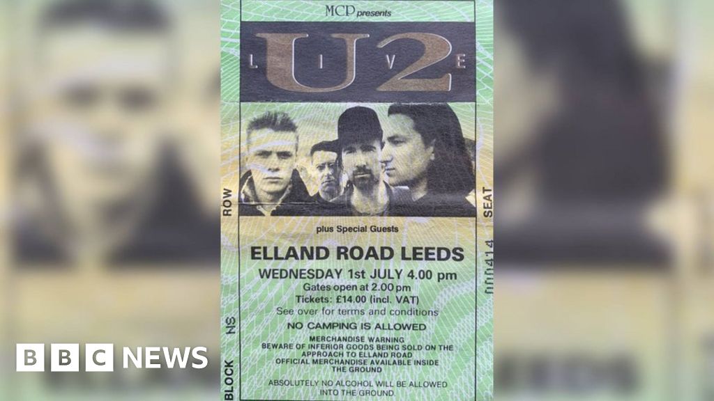 Rare Leeds concert tickets wanted to build city's music story - BBC News