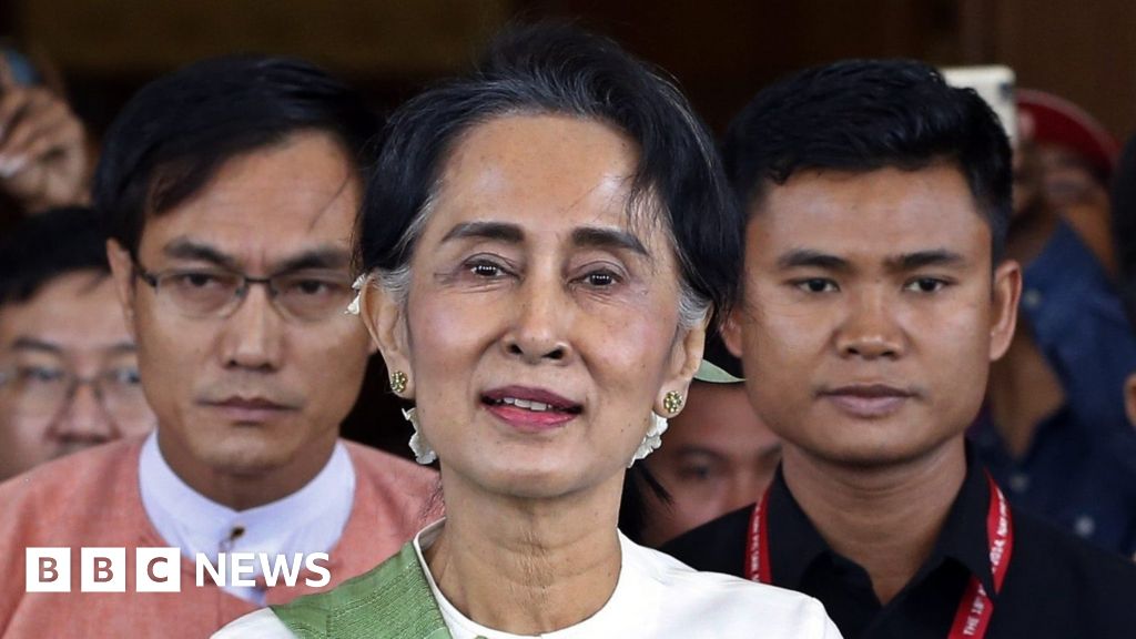 Aung San Suu Kyi steps back from two Myanmar ministerial jobs - BBC News